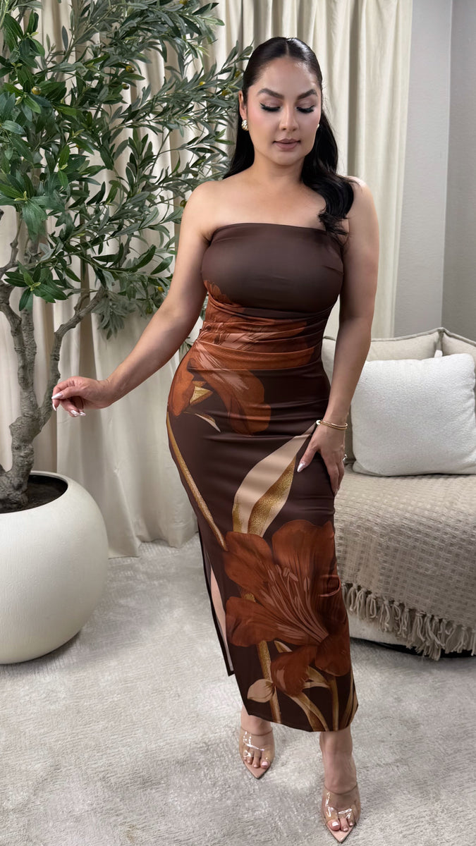 EMBER MOCHA DRESS – Anethsboutique1
