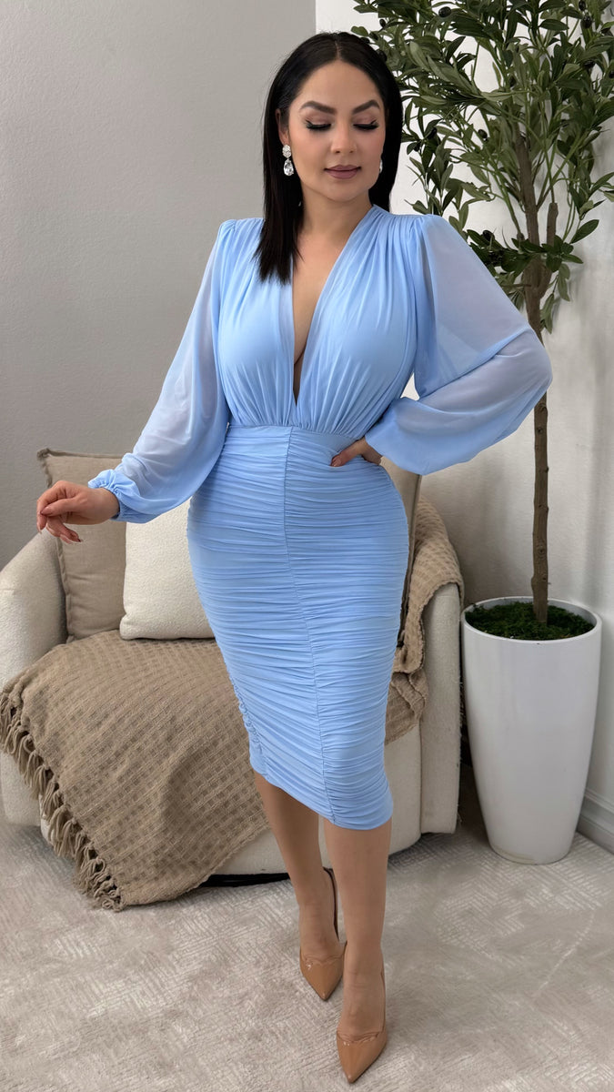 KENDALL BLUE DRESS – Anethsboutique1